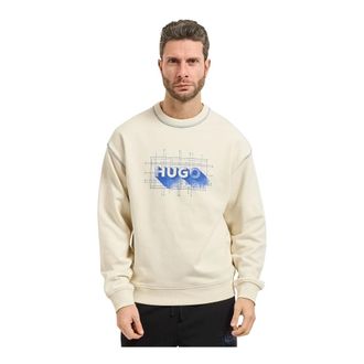 HUGO BOSS Homme, Sweatshirts et sweats &agrave; capuche, Blanc, Taille: XL Nothalic SweaT-shirt