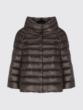 Herno Kurze Sofia Daunenjacke aus ultraleichtem Nylon mit Stehkragen