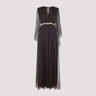 Alberta Ferretti Robe longue en mousseline Alberta Ferretti