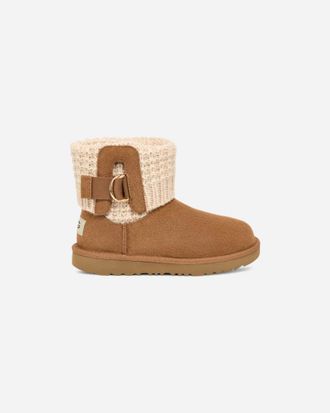 UGG Classic Solene Mini Boot für Kinder in Brown, Größe