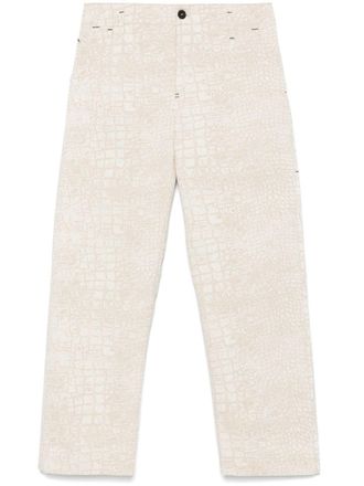 Jacquemus pantalon The Fernando de Nîmes - Tons neutres