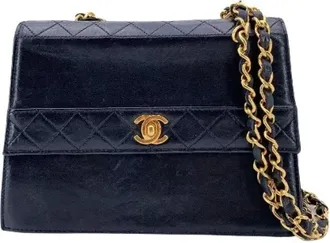 Chanel Pre-owned Vintage Crossbody Flap Bag - Femme - Pre-owned - Bleu - Taille: ONE Size