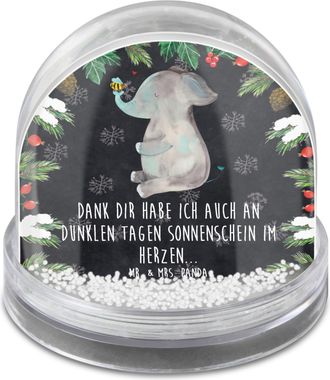 Mr. & Mrs. Panda Weihnachtskugel Elefant Biene - Geschenk, Sch&uuml;ttelkugel, Hochzeitsgeschenk, Schneekugel, Lustige Spr&uuml;che, Gro&szlig;e, Weihnachten, Liebe, Jahrestag, Liebes