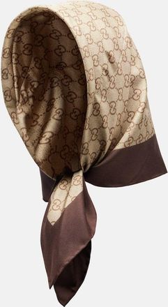 Gucci Tuch GG aus Seiden-Twill