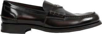 Prada Brushed Leather Loafers