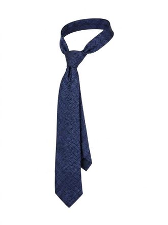 Givenchy Silk Jacquard Necktie - Navy