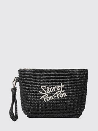 Secret Pon Pon Pochette Femme couleur Noir