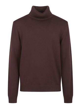 Zanone Rollkragenpullover - Braun
