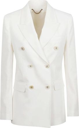 Golden Goose Femme, Vestes, Blanc, Taille: 36 FR Journey Double-Breasted Blazer