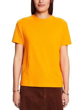 Esprit Damen 103EE1K345 T-Shirt, 830/GOLDEN ORANGE, XS