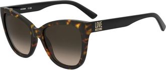 Moschino Femme, Accessoires, Brun, Taille: 54 MM Mol097/S Lunettes de soleil