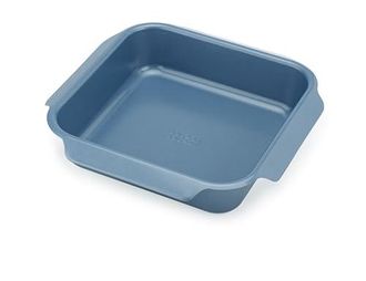 Joseph Joseph Nest Ofenblech, Karbonstahl mit Antihaftbeschichtung, leicht zu ziehende Griffe, 30cm x 30cm x 6.4cm, Blau