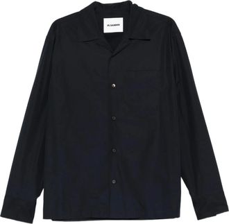 Jil Sander Homme, Chemises, Bleu, Taille: M Chemise en coton