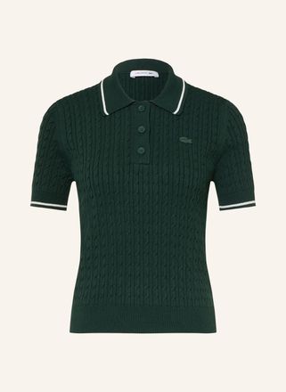 Lacoste Strick-Poloshirt gruen