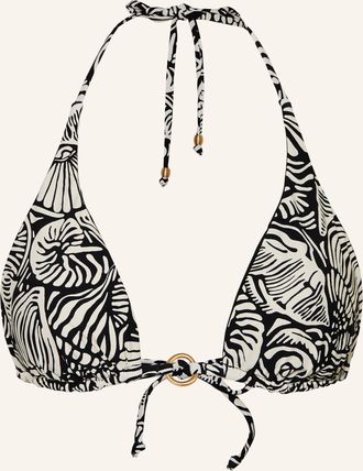 Seafolly Triangel-Bikini-Top Shells Zum Wenden schwarz