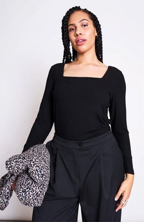 JAN 'N JUNE Damen vegan Top Fria Schwarz