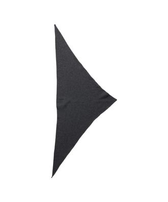 Roberto Collina T&uuml;cher & Schals - Triangular Cashmere Blend Scarf With Minimalist De - Gr. unisize - in Schwarz - f&uuml;r Damen