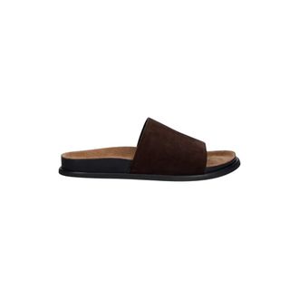 Vagabond Effie Suede Slide - Femme - Chaussures - Brun - Taille: 41 EU