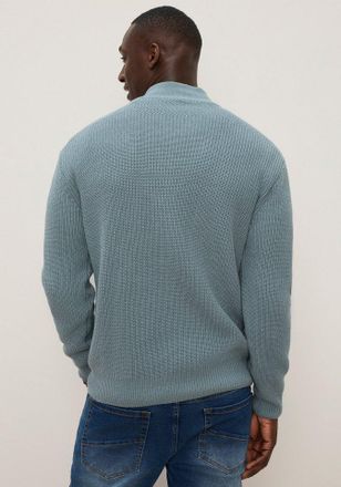 Kangaroos Strickpullover mit Stehkragen, Regular Fit, aus Baumwolle, Langarm