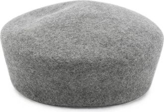 Ruslan Baginskiy MMM031 Wool Felt Flat Cap - Gray