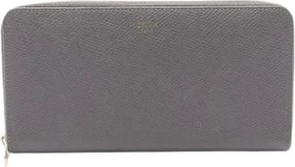 Celine Portefeuille long (bi-pli) Pre-owned - Femme - Pre-owned - Gris - Taille: ONE Size