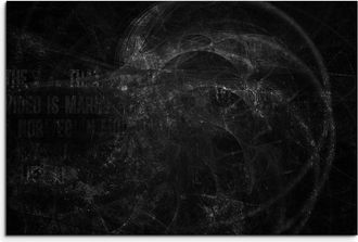 Paul Sinus Art Sinus Art Abstrakt 1010-120x80cm SCHWARZ-Weiss Bilder - Wandbild Kunstdruck in XXL Format - Fertig Aufgespannt - Top - Leinwand - Wand Bild - Kunst Bi