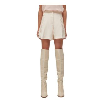 Blugirl Damen, Shorts, Beige, SGr&ouml;&szlig;e