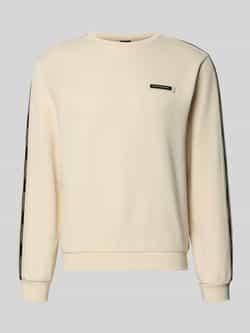 Emporio Armani Sweatshirt mit Label-Details und Rundhalsausschnitt