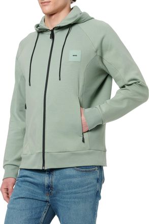 BOSS Saggy Rib 10269980 01 Sweatshirt Open Green357 S
