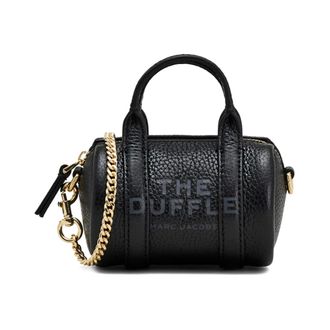 Marc Jacobs Femme, Sacs, Noir, Taille: ONE Size Leather Nano Duffle Crossbody