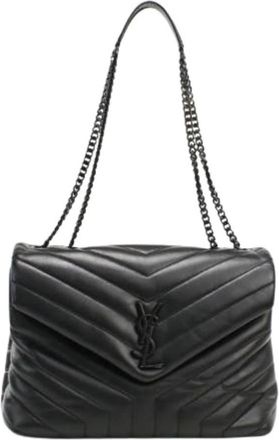 Saint Laurent Sac bandouli&egrave;re vintage Pre-owned - Femme - Pre-owned - Noir - Taille: ONE Size