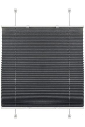 Boxxx Plissee, Hellgrau, Textil, Uni, 50x130 cm, L&auml;nge universell einstellbar, Wohntextilien, Rollos & Jalousien, Plissees