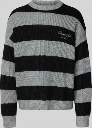 Review Strickpullover mit Label-Stitching