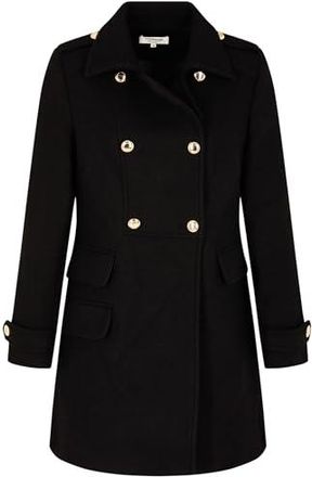 Morgan Manteau long avec boutons Noir 36