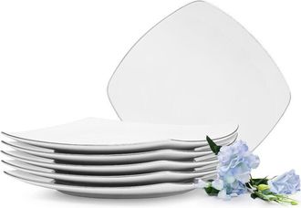 Konsimo Carlina Essteller 6 tlg., Wei&szlig; - Konsimo