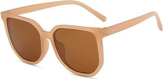 Generic Lunettes De Soleil À Monture Large For Hommes Et Femmes, For La Conduite, Le Sport Les Déplacements Quotidiens(Brown)