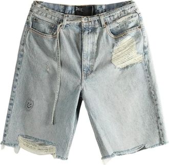 Paly Hollywood Homme, Shorts, Bleu, Taille: W34 Denim Short
