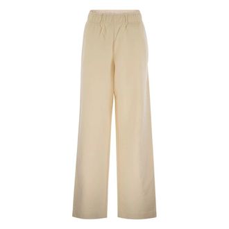 Moncler Homme, Pantalons, Beige, Taille: M Pantalon de sport ample et droit