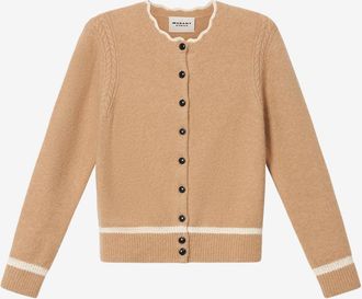 Isabel Marant Cardigan Naia En Alpaga - Femme - Camel - Taille34 - Marant &Eacute;toile