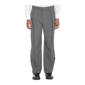 Dior Weite Hose mit Bundfalten - - Trousers - Herren - Grau - M