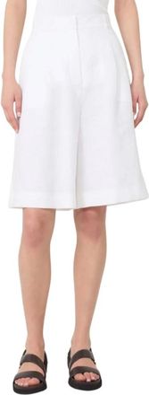Max Mara Femme, Shorts, Blanc, Taille: 40 FR Caravan Bermuda