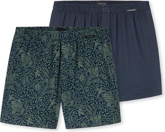 Schiesser Herren 2 Pack Boxershorts Baumwolle Jersey weich Multipack - Jerseyboxer, Sortiert 10_182427, 4