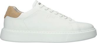 Blackstone Homme, Chaussures, Blanc, Taille: 45 EU Stanley Miles Baskets