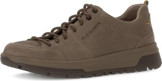 Gabor Herren Sneaker, M&auml;nner Schn&uuml;rschuhe,recyceltes Futter,Wechselfu&szlig;bett,Halbschuhe,Freizeitschuhe,Schnuerer,Charcoal,45 EU / 10.5 UK