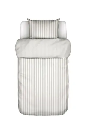 Marc O'Polo Bettw&auml;sche Classic Stripe, Silber, Textil, Streifen, 135x200 cm, Gots, Schlaftextilien, Bettw&auml;sche, Bettw&auml;sche, Satin-Bettw&auml;sche