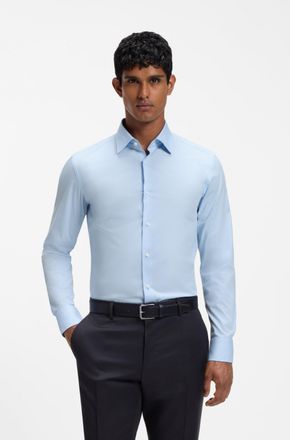 HUGO BOSS Hank Kentkragen, Slim-Fit, b&uuml;gelleichte Qualit&auml;t