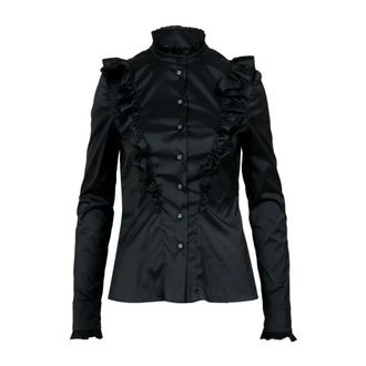 Philosophy di Lorenzo Serafini Stretch-Taft-Shirt - - Blouses & Shirts - Damen - Schwarzk - M