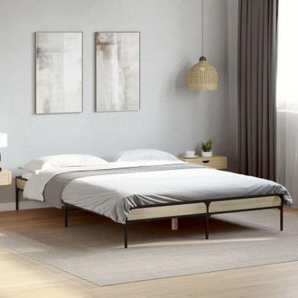 vidaXL Cadre de lit sans matelas ch&ecirc;ne sonoma 160x200 cm Vidaxl