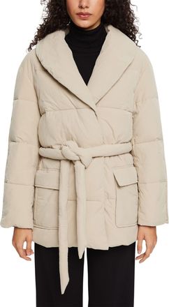 Esprit Damen 092EE1G322 Jacke, 260/LIGHT Taupe, XXL