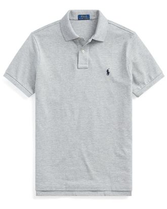 Ralph Lauren Piqu&eacute;-Poloshirt mit Pony-Stickerei, Custom Slim Fit in